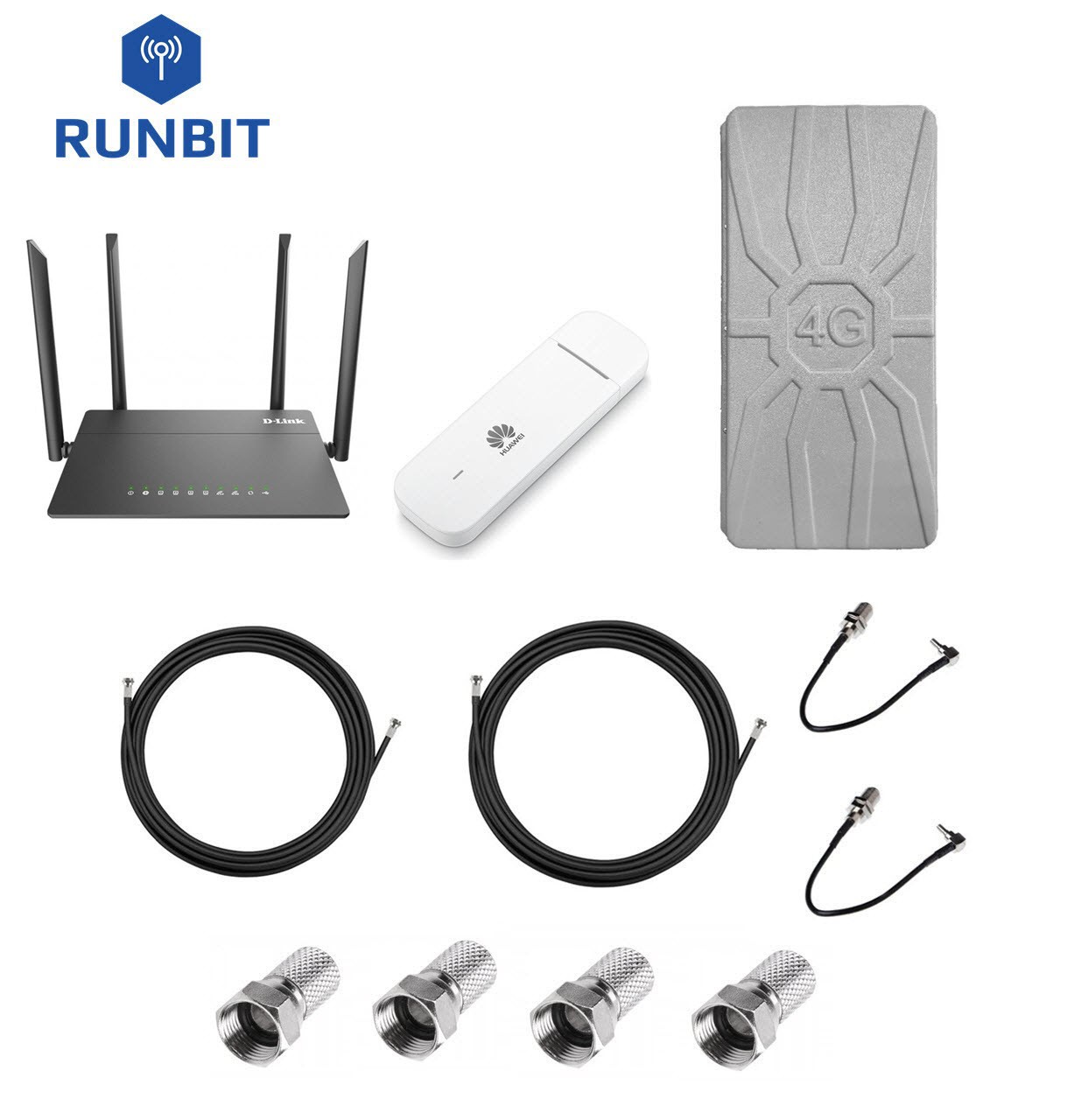 Комплект для интернета 4G/3G роутер D-Link DIR 815 + модем Huawei E3372 ...